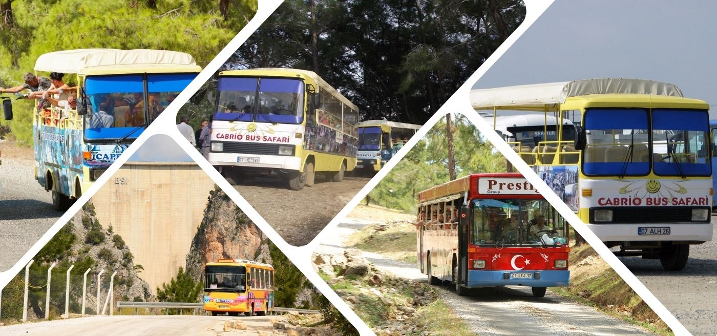 Manavgat Cabrio Bus Safari Tour | 40% Off | Open-Top Sightseeing Bus